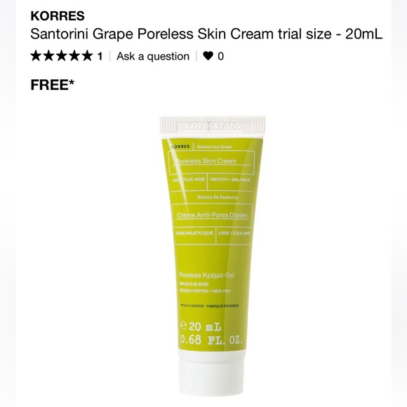 Korres | Skincare | Pick 85 Korres Santorini Grape Poreless Skin ...